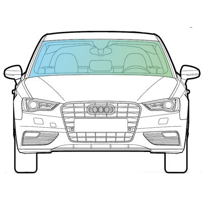 Audi A3 (3 Door) 2012/- Windscreen Replacement - VehicleGlaze