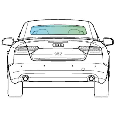 Audi A5 Cabriolet 2009-2017 Rear Window Replacement - VehicleGlaze
