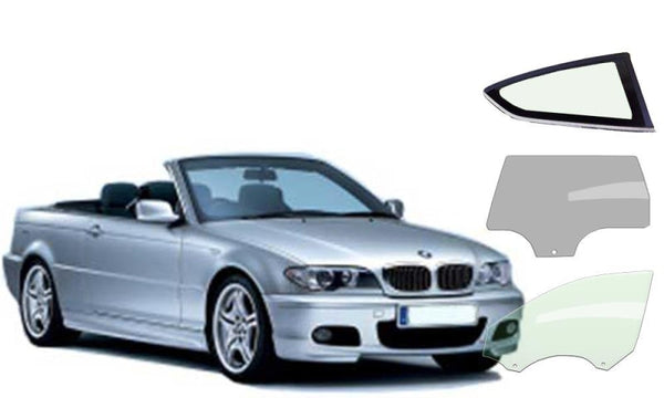 BMW 3 Series Cabriolet 2000-2006 Side Window Replacement - VehicleGlaze
