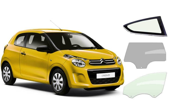 Citroen C1 (3 Door) 2014/- Side Window Replacement - VehicleGlaze