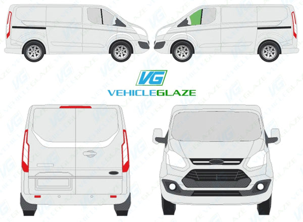 Ford Transit Custom 2012/- Side Window Replacement - VehicleGlaze