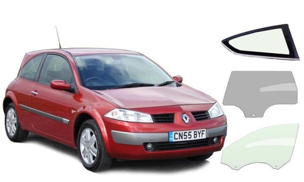 Renault Megane (3 Door) 2002-2009 Side Window Replacement - VehicleGlaze