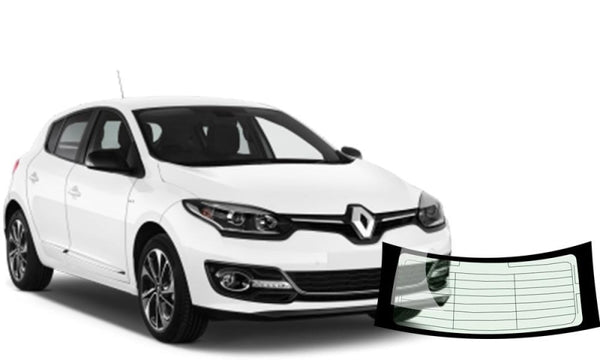 Renault Megane (5 Door) 2009-2016 Rear Window Replacement - VehicleGlaze