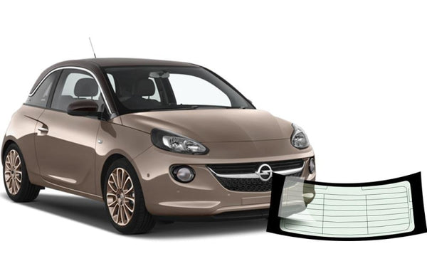 Vauxhall Adam 2012/- Rear Window Replacement - VehicleGlaze