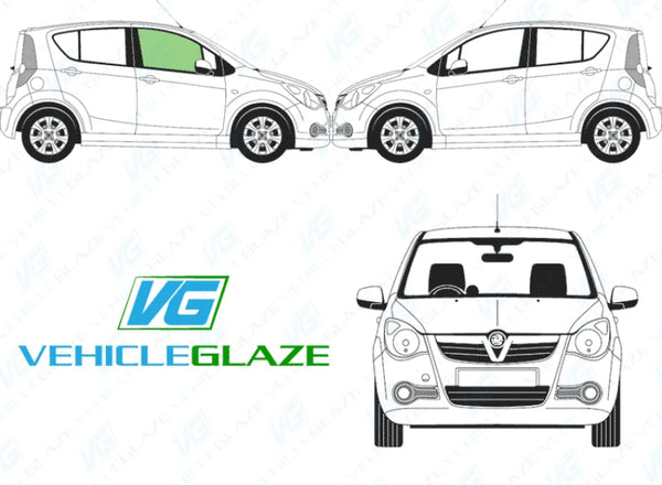 Vauxhall Agila 2008/- Side Window Replacement - VehicleGlaze