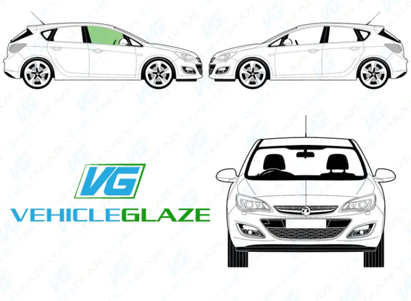 Vauxhall Astra (5 Door) 2010-2016 Rear Window Replacement - VehicleGlaze