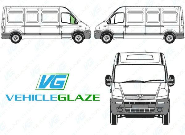 Vauxhall Movano 1998-2010 Side Window Replacement - VehicleGlaze
