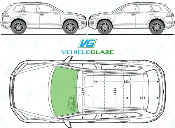 Volkswagen Touareg 2010/- Rear Window Replacement - VehicleGlaze